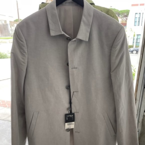 Topman | Jackets & Coats | Mens Linen Coat | Poshmark